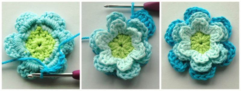 Blooming Crochet Flowers and Leaves - Annie Design Crochet