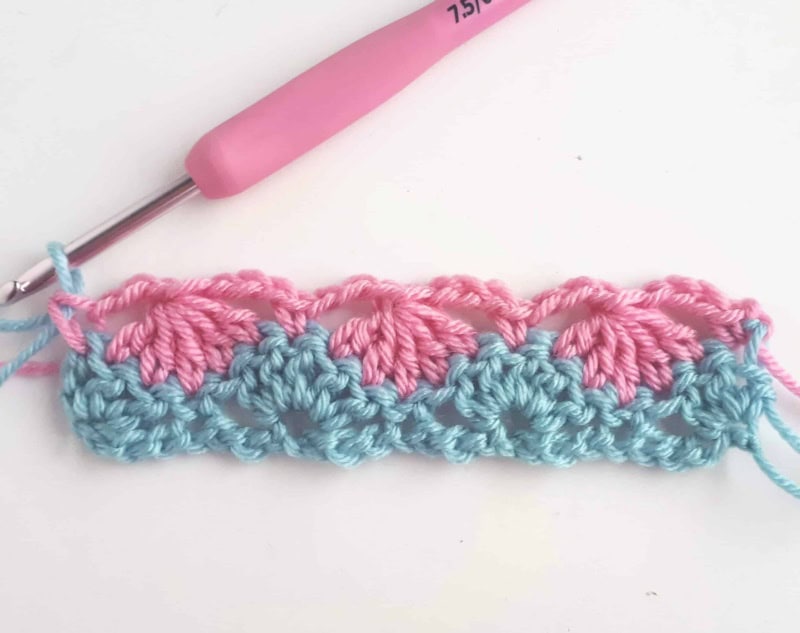 Crochet Feather Stitch Tutorial - Annie Design Crochet