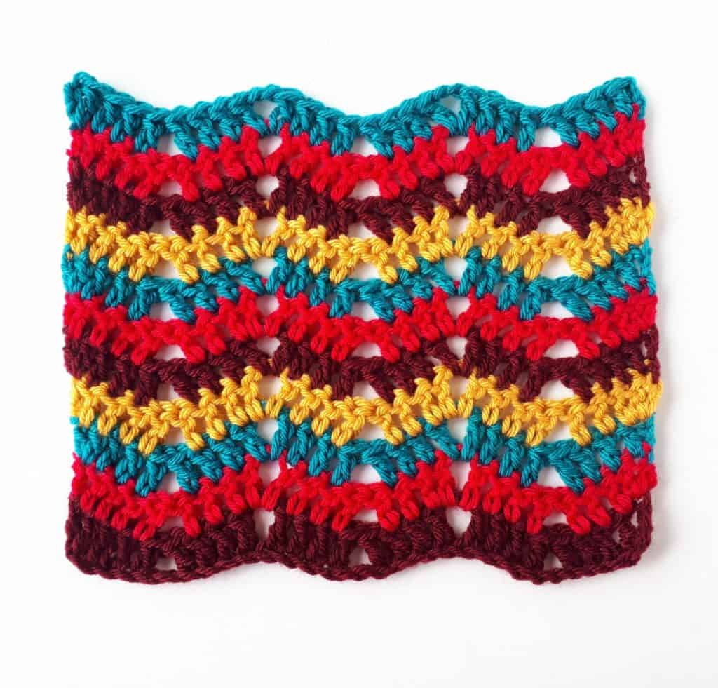Easy Crochet Ripple Stitch Tutorial: Free Pattern - Annie Design Crochet