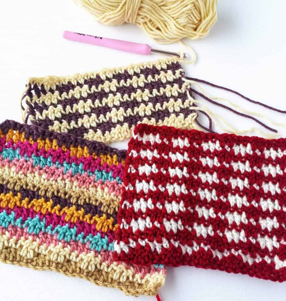 Double Grit Stitch Crochet Tutorial - Free Pattern - Annie Design Crochet