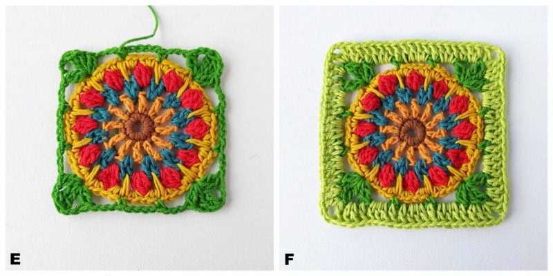 Queen Anne's Lace – Square 7 of Bláithín Blanket Stash Busting CAL ...