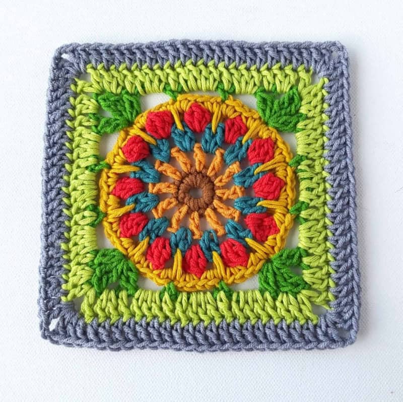 Queen Anne's Lace – Square 7 of Bláithín Blanket Stash Busting CAL ...