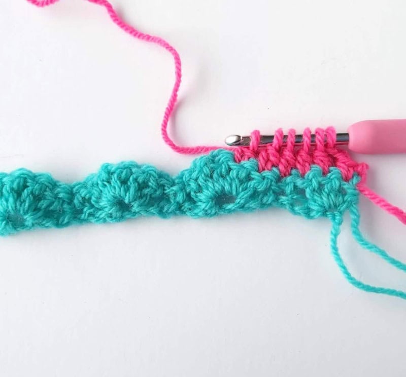 How to Crochet Interlocking Shell Stitch - Annie Design Crochet