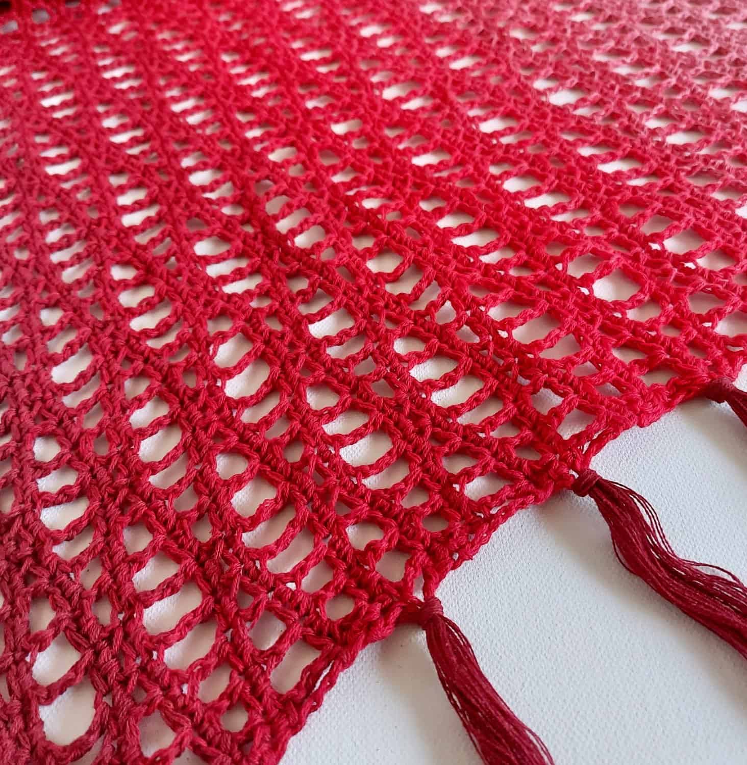 Crochet Wave Shawl Pattern - Loganberry - Annie Design Crochet