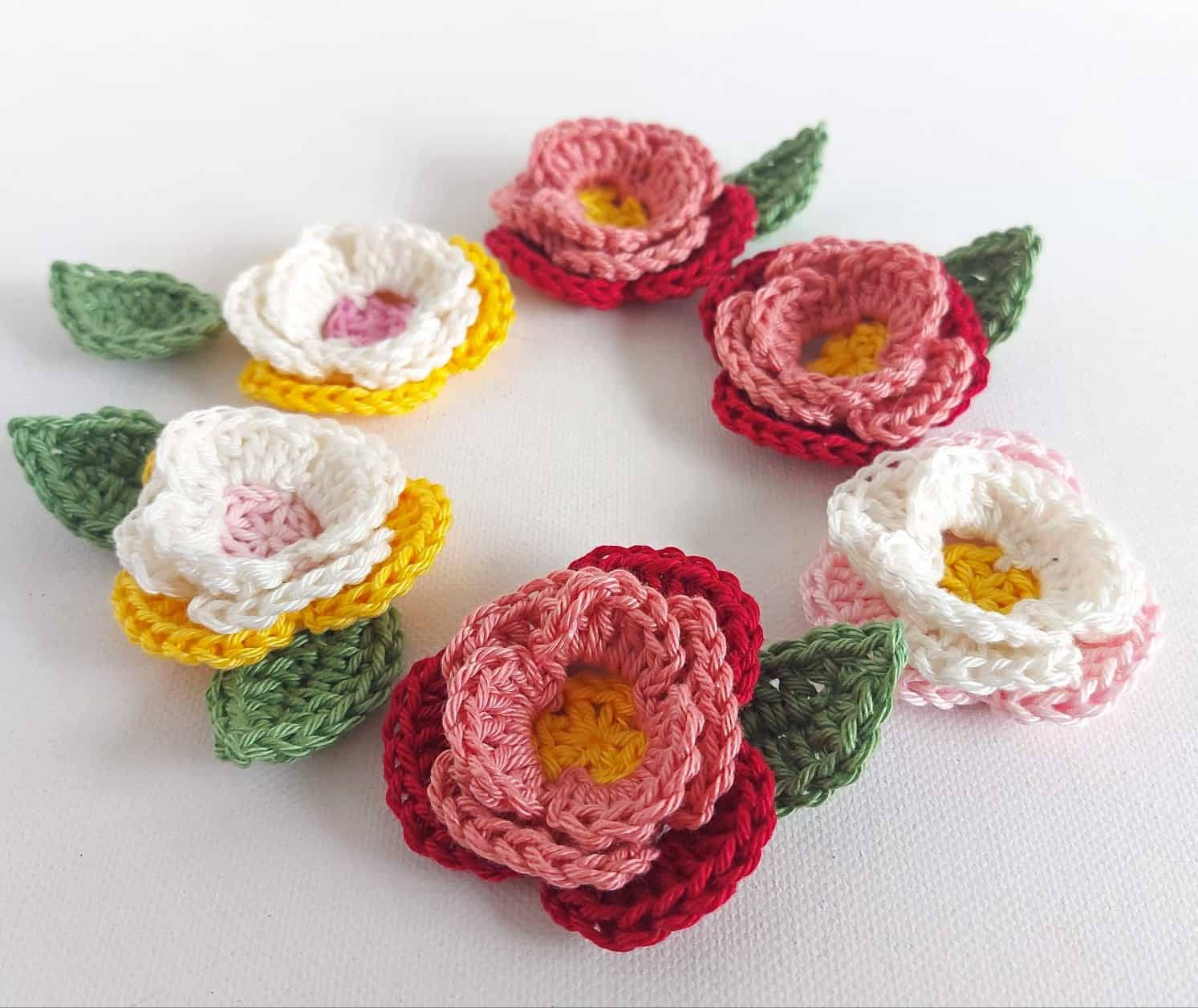 3d Crochet Flowers Pattern - Annie Design Crochet