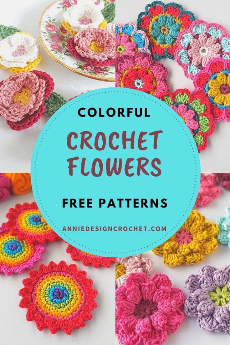 7 Free Crochet Flower Patterns - Annie Design Crochet