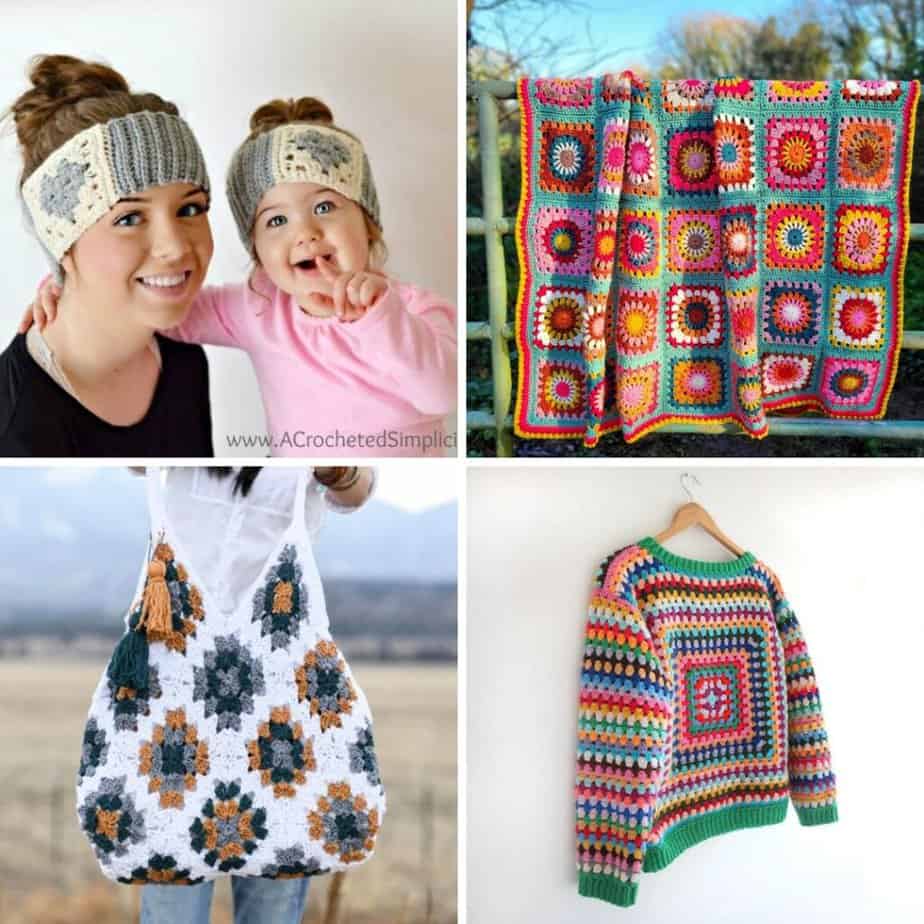 26 Unique Ideas For Granny Squares (Free Patterns) - Annie Design Crochet