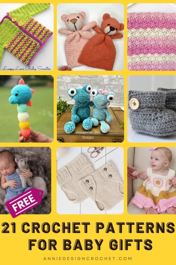 21 Free Crochet Patterns for Adorable Baby Gifts - Annie Design Crochet
