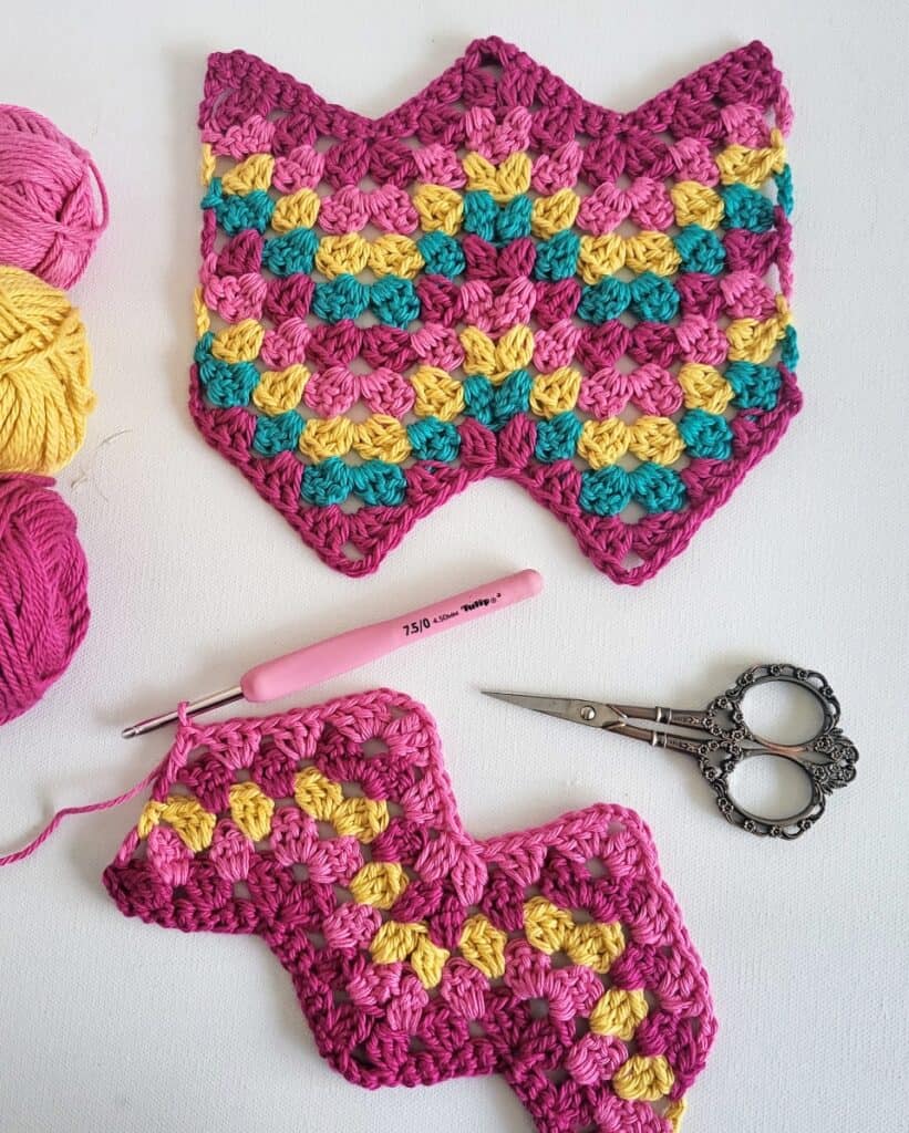 How to Crochet the Granny Ripple Stitch: Tutorial - Annie Design Crochet