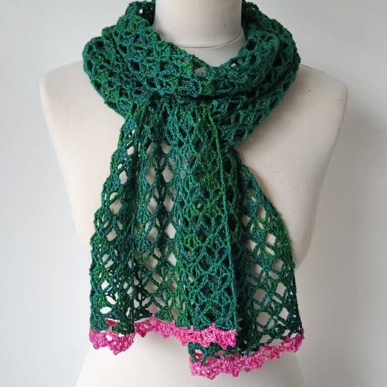 16 Free Crochet Lace Scarf Patterns for Every Season - Annie Design Crochet