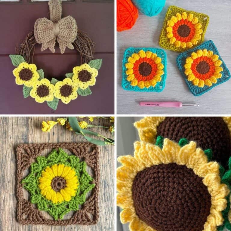 Stunning Sunflower Crochet Patterns to Brighten Your Home - Annie ...
