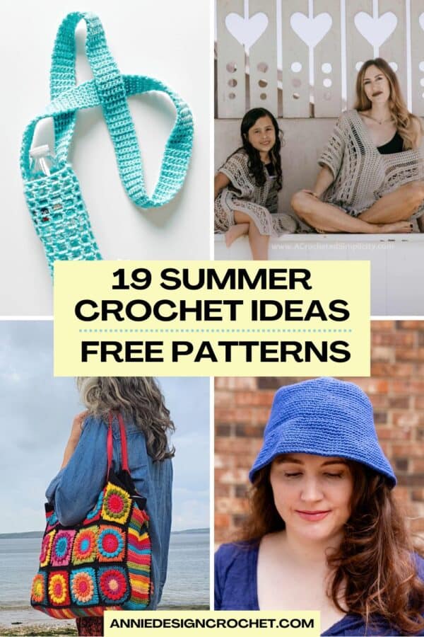 19 Free Crochet Patterns to Make This Summer - Annie Design Crochet
