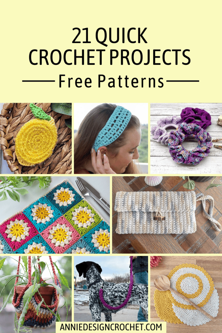 21 Quick Crochet Projects for Instant Gratification (Free Patterns ...