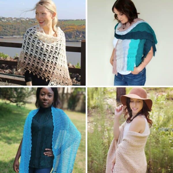 17 Free Easy Rectangle Shawl Crochet Patterns - Annie Design Crochet