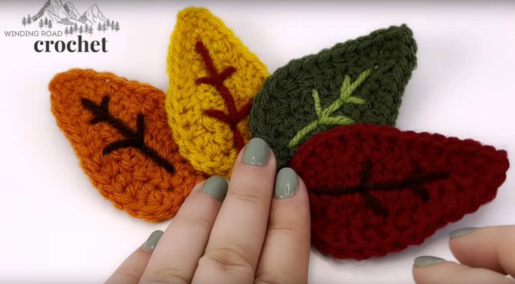 18+ Lovely Crochet Leaves - Free Patterns for Every Season - Annie ...