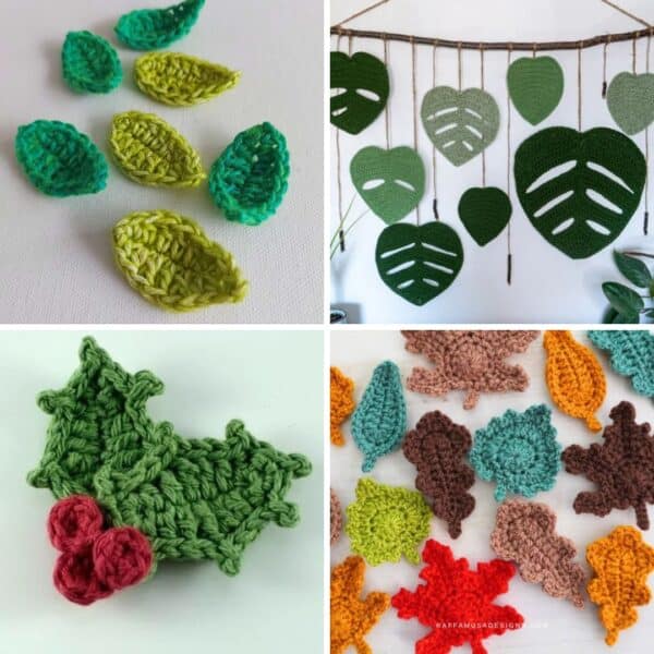 18+ Lovely Crochet Leaves - Free Patterns for Every Season - Annie ...