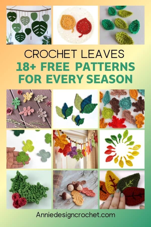 18+ Lovely Crochet Leaves - Free Patterns for Every Season - Annie ...