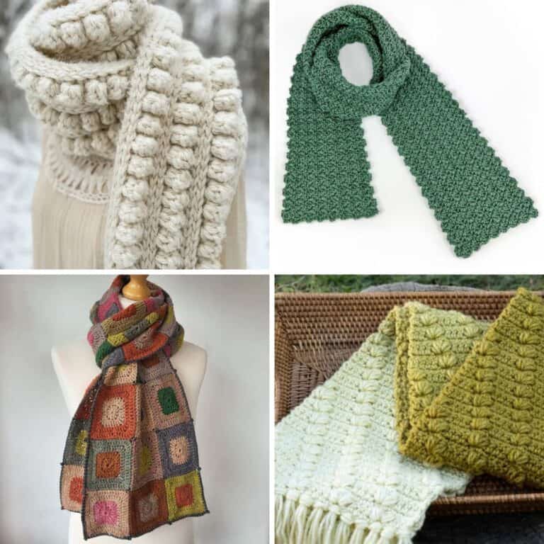 20 Free Crochet Scarf Patterns You'll Love to Wear - Annie Design Crochet