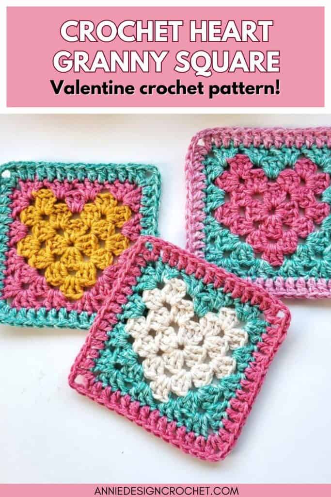 Crochet Heart Square Pattern – Fun and Easy to Make! - Annie Design Crochet