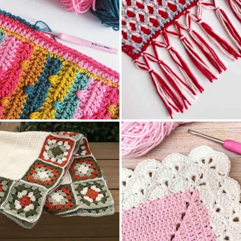 25 Free Crochet Blanket Edgings for a Perfect Finish - Annie Design Crochet