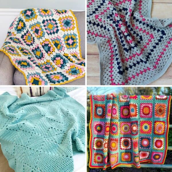 Granny Square Crochet Blankets - 16 Stunning Free Patterns - Annie ...