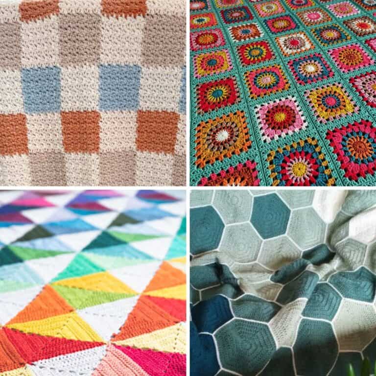 20 Eye-Catching Crochet Blanket Color Ideas for Your Next Project ...