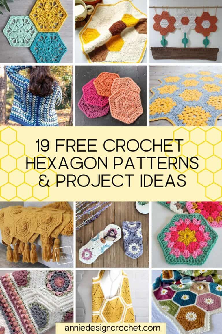 19 Amazing Free Crochet Hexagon Patterns and Project Ideas - Annie ...