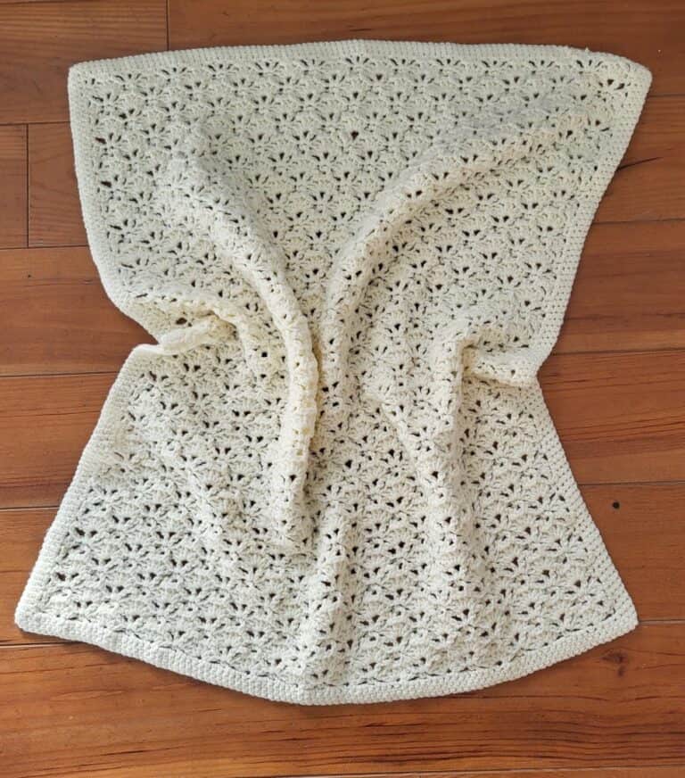 Free Heirloom Lace Crochet Baby Blanket Pattern - Oisín - Annie Design ...