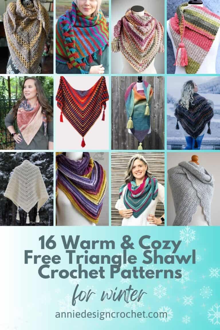 16 Cozy Crochet Triangle Shawls for Winter – Easy & Free Patterns ...