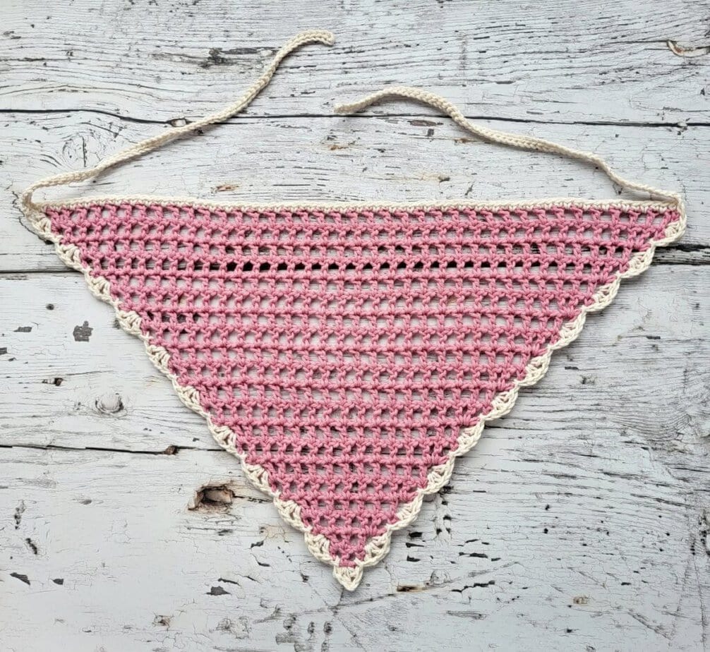 Summer Lace Crochet Bandana – Free Pattern - Annie Design Crochet